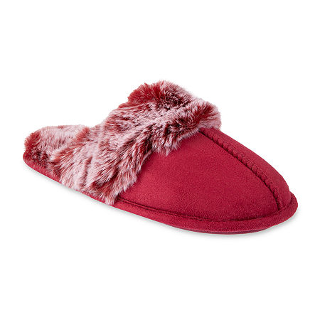 Click here for JS Jessica Simpson Microsuede Scuff With Tipped Wo... prices