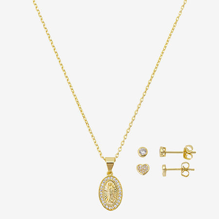 Click here for Gratitude & Grace Virgin Mary Girls Cubic Zirconia... prices