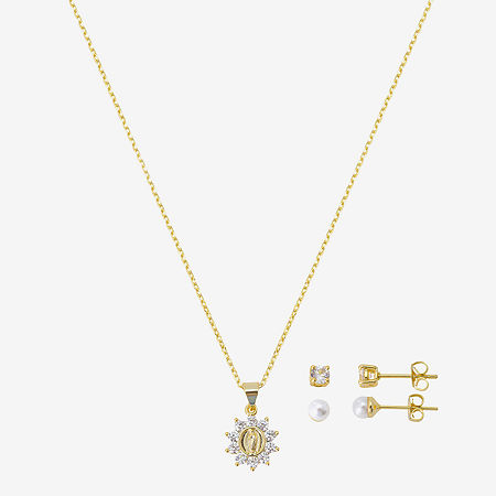 Click here for Gratitude & Grace Virgin Mary Girls Cubic Zirconia... prices