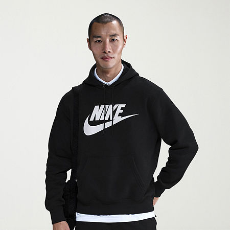 Click here for Nike Mens Club Fleece Standard-Fit Logo-Print Hood... prices