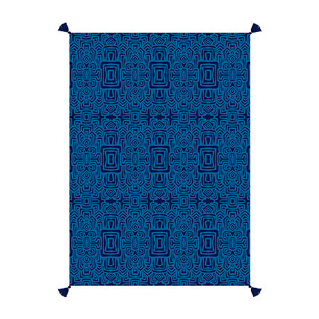 Click here for Rochelle Porter Kobo Throw  One Size  Blue prices
