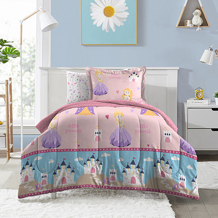 Dream Factory Little Princess Soft 5-Pc. Comforter Set  Twin - Pink