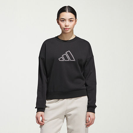 Click here for adidas Womens Faux-Pearl Logo Crewneck Sweatshirt... prices