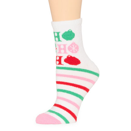 Click here for Mixit Holiday Cozy Womens 1 Pair Crew Socks  4-10... prices