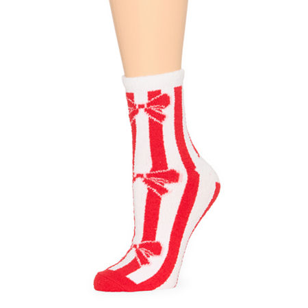 Click here for Mixit Holiday Cozy Womens 1 Pair Crew Socks  4-10... prices