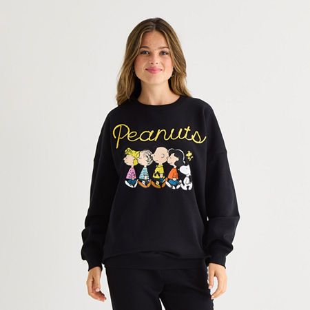Click here for Womens Crew Neck Long Sleeve Peanuts Juniors Sweat... prices