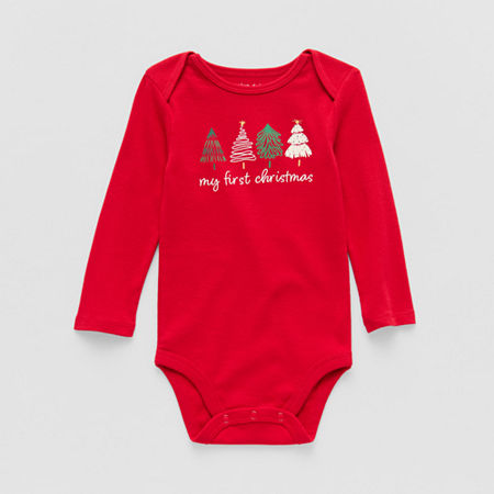 Click here for Okie Dokie Baby Boys Round Neck Long Sleeve Rib Bo... prices