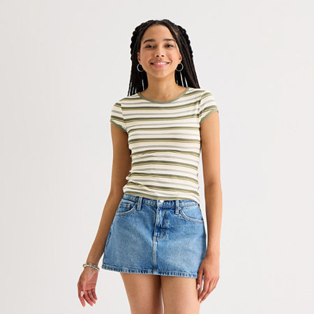 Click here for Arizona Womens Round Neck Short Sleeve Juniors T-S... prices