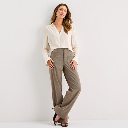 Click here for a.n.a Womens Wide Leg Highest Rise Trouser  10 Pet... prices
