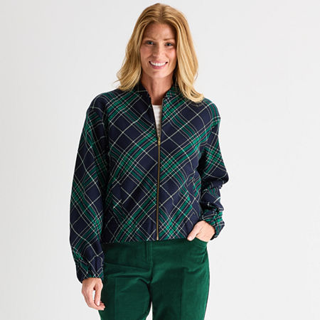 Click here for Liz Claiborne Womens Lightweight Bomber Jacket  La... prices