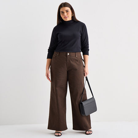 Click here for a.n.a Plus Womens High Rise Wide Leg Jean  20w  Br... prices