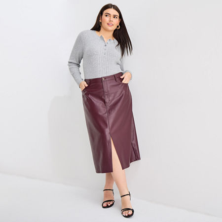 Click here for a.n.a Womens High Rise Long Pencil Skirt Plus  26w... prices