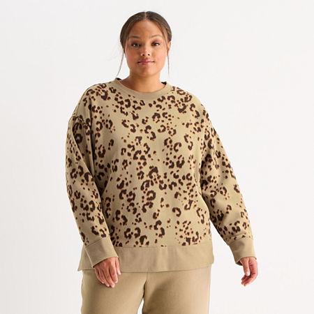 Click here for Xersion Womens Oversized Super Soft Fleece Graphic... prices