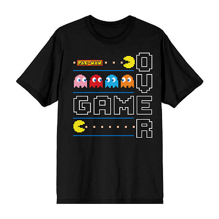 Click here for Mens Crew Neck Short Sleeve Regular Fit Pacman Gra... prices