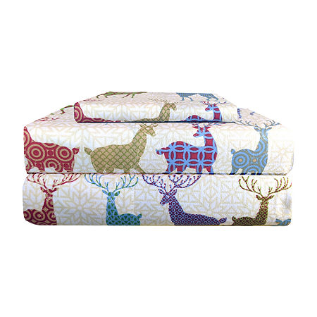Click here for Micro Flannel(R) Colorful Deer Sheet Set prices