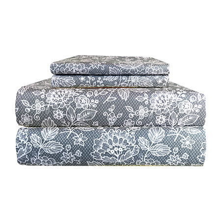 Micro Flannel(R) Enchantment Grey Sheet Set