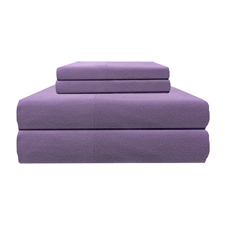 Micro Flannel(R) Plum Sheet Set