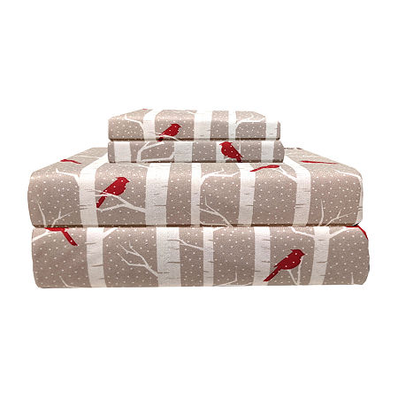 Click here for Shavel Micro Flannel Printed 4-Pc. Sheet Set  Quee... prices