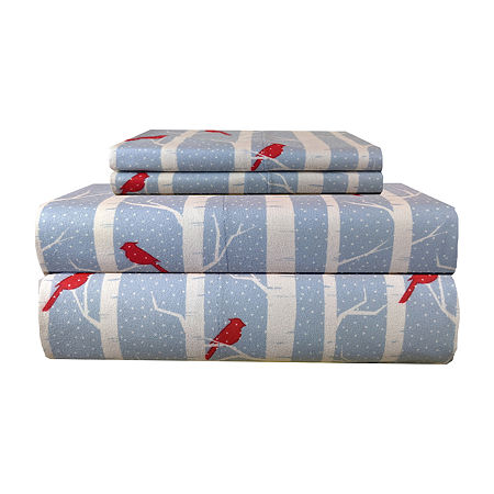 Click here for Micro Flannel(R) Blue Cardinals Printed Deep-Pocke... prices