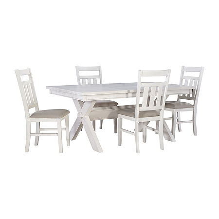 Click here for Haverford 5-Piece Dining Set  One Size  White prices