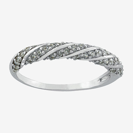Click here for Silver Treasures Womens Cubic Zirconia Sterling Si... prices