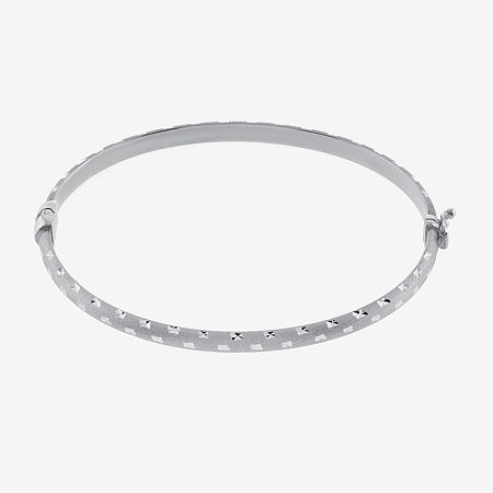 Click here for Diamond Cut Womens Sterling Silver Bangle Bracelet... prices