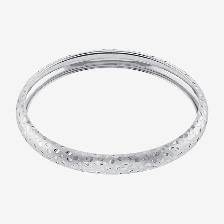 Click here for Diamond Cut Womens Sterling Silver Bangle Bracelet... prices