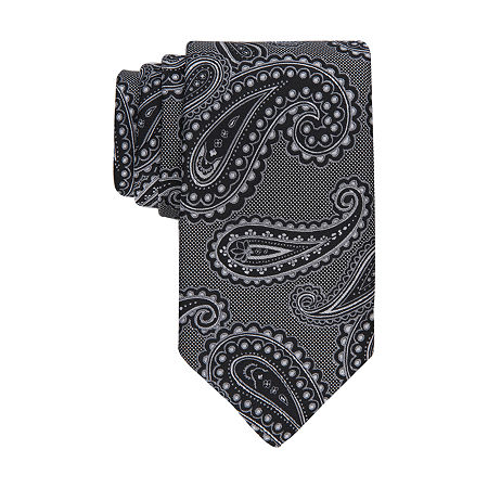 Click here for Stafford Paisley Tie  One Size  Black prices