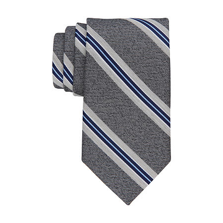 Click here for Stafford Striped Tie  One Size  Black prices