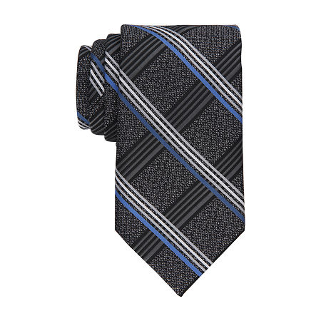 Click here for Stafford Plaid Tie  One Size  Black prices