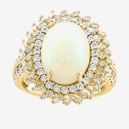 Click here for Effy Final Call Genuine White Opal & 3/8 CT. T.W.... prices
