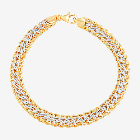 Click here for Womens 14K Gold Hollow 7.5 Inch Link Bracelet  One... prices