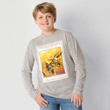 Click here for Thereabouts Little & Big Kid Boys Crew Neck Long S... prices