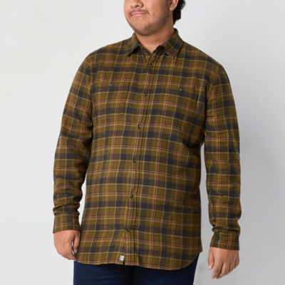 mutual weave Flannel Big and Tall Mens Regular Fit Long Sleeve Flannel ...