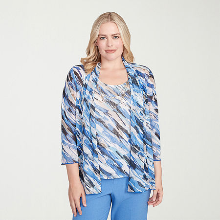 Click here for Alfred Dunner Business As Usual Womens 3/4 Sleeve... prices