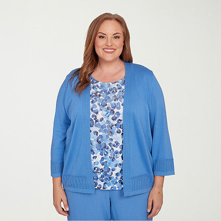 Click here for Alfred Dunner Business As Usual Womens Round Neck... prices