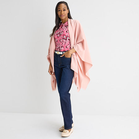 Click here for Liz Claiborne Cashmere Like Wrap  One Size  Pink prices