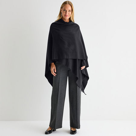 Click here for Liz Claiborne Cashmere Like Wrap  One Size  Black prices