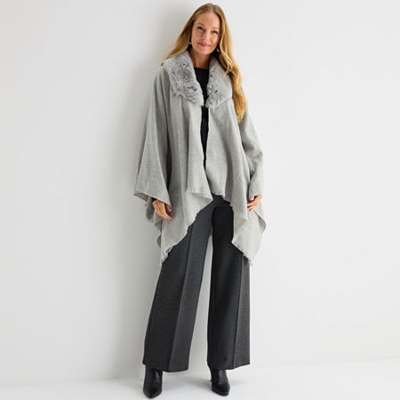 Click here for Liz Claiborne Fur Wrap  One Size  Gray prices