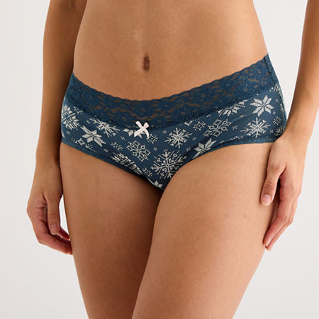 Click here for Arizona Body Cotton with Lace Boyshort Panty  Xx-l... prices