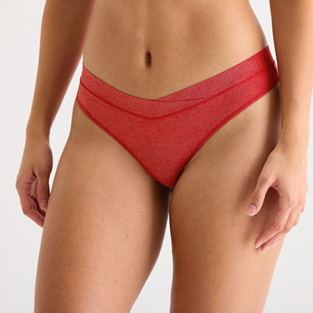 Click here for Arizona Body Sparkle Thong Panty  Small  Red prices