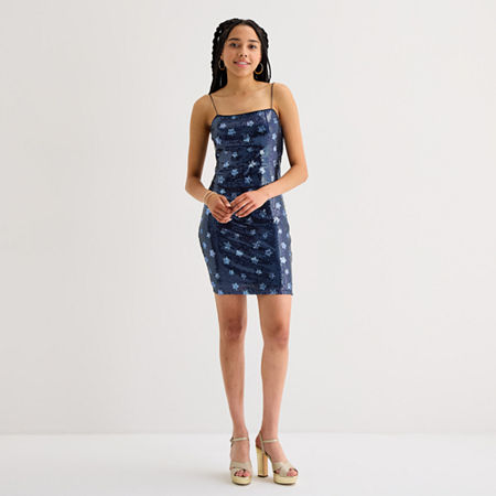 Click here for by&by Star Womens Sleeveless Juniors Bodycon Dress... prices