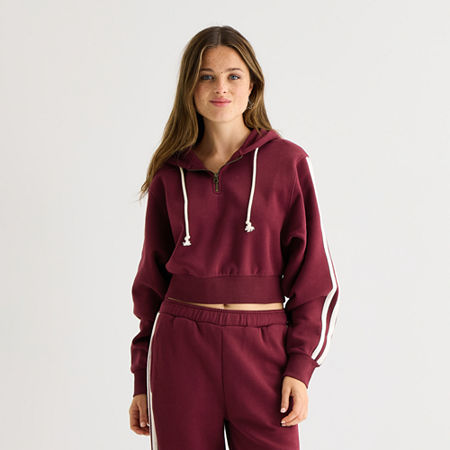 Click here for Arizona Womens Juniors Hooded Long Sleeve Sweatshi... prices