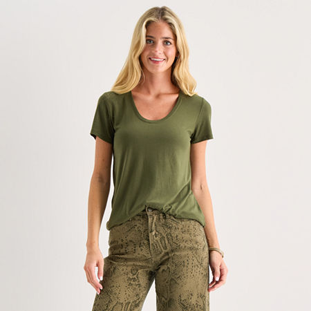 Click here for a.n.a Womens Scoop Neck Short Sleeve T-Shirt  Smal... prices