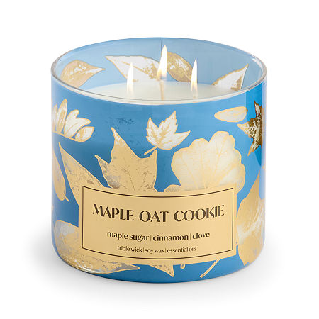Click here for Distant Lands Maple Oat Cookie 3-Wick Scented Jar... prices