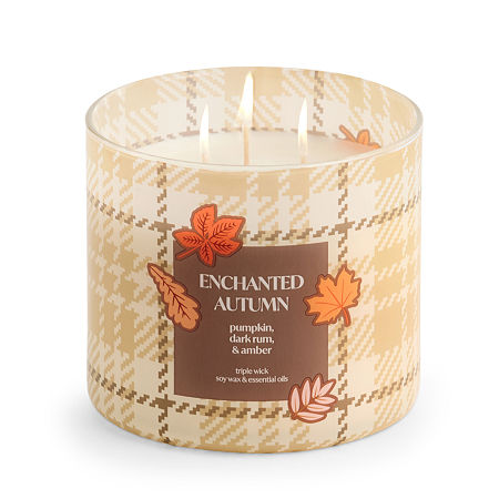 Click here for Distant Lands Enchanted Autumn 3-Wick Scented Jar... prices