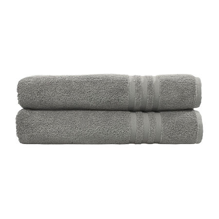 Click here for Linum Home Denzi 2-Pc. Bath Towel Set - Dark Grey prices