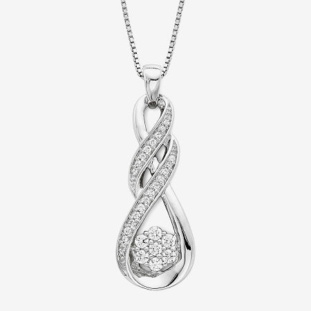 Click here for Diamond Blossom 1/4 CT.T.W. Natural Diamond Swirl... prices