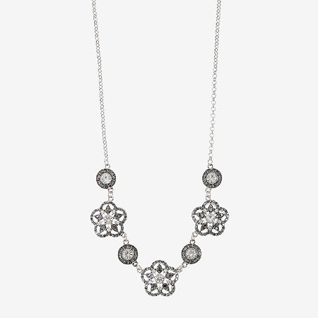 Click here for Liz Claiborne Silver Tone Womens 17 Inch Collar Ne... prices