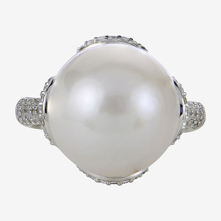 Click here for Womens 13MM White Cultured Freshwater Pearl Sterli... prices